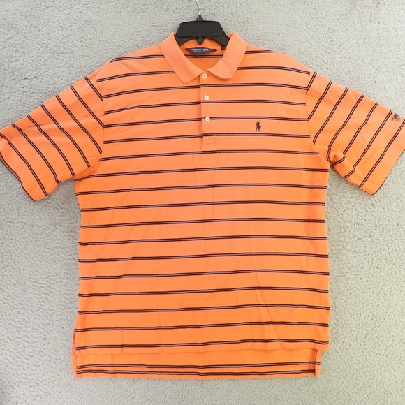 Polo Ralph Lauren | Shirts | Ralph Lauren Polo Shirt Large Orange Peach ...